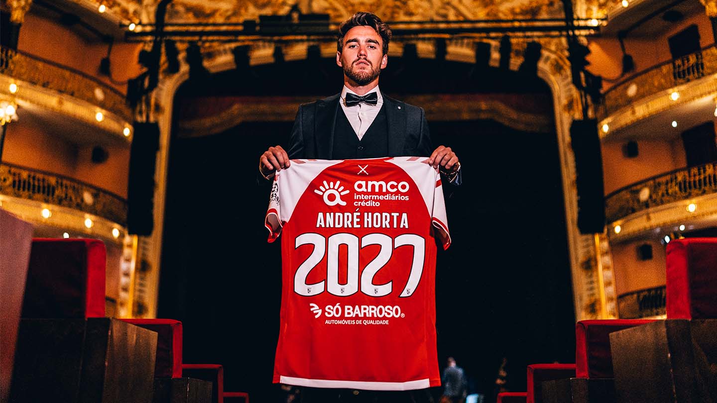 André Horta renova contrato até 2027 - Sporting Clube de Braga
