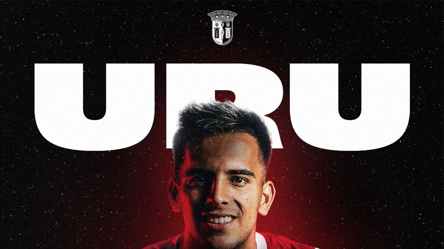 Rodrigo Zalazar chamdo à seleçao do Uruguai - Sporting Clube de Braga