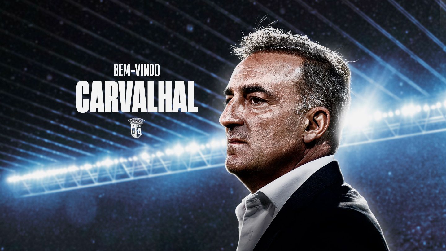 Carlos Carvalhal é o novo treinador do SC Braga - Sporting Clube de Braga