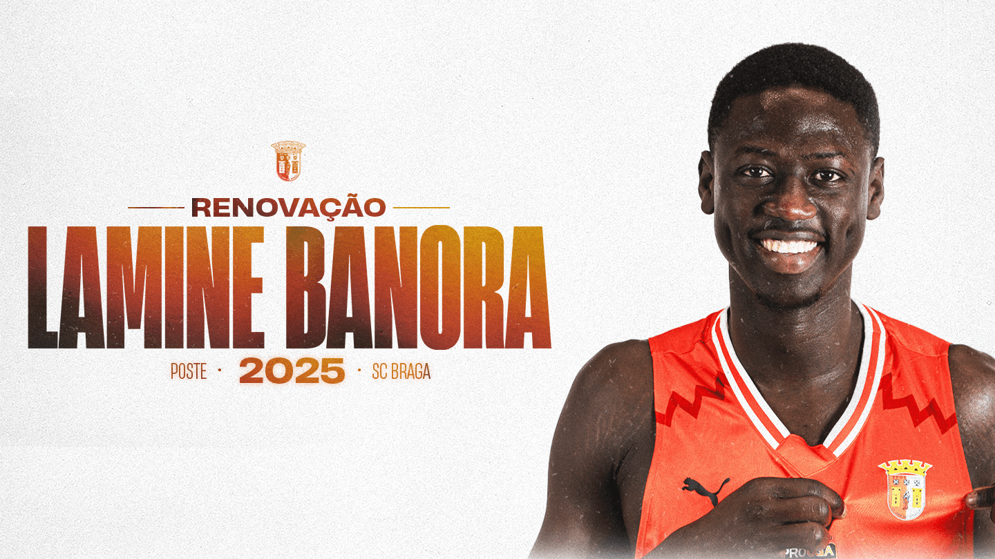 Basquetebol | Lamine Banora renova até 2025 - Sporting Clube de Braga