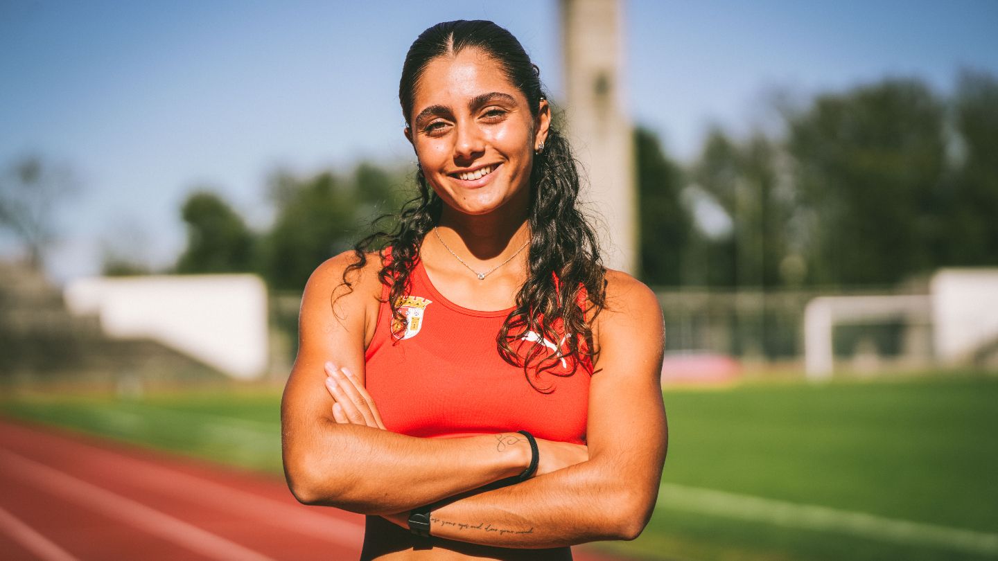 Íris Silva em ação no Mundial de Estafetas - Sporting Clube de Braga